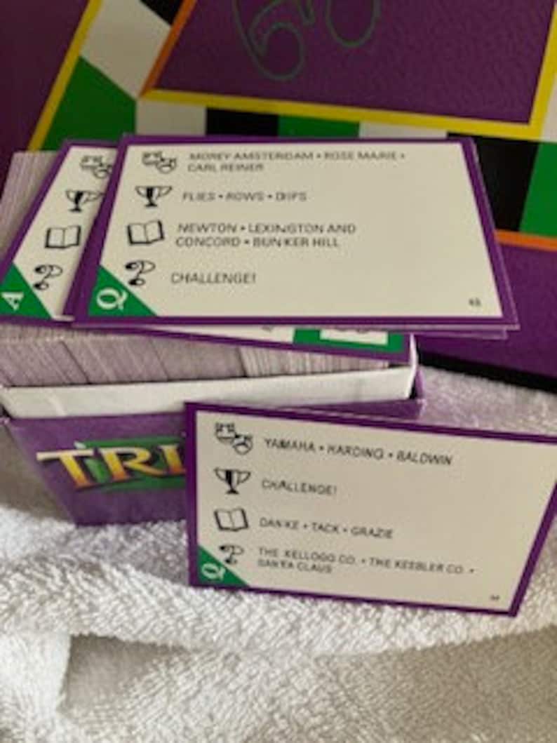 Tribond Game - Etsy