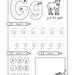 Letter G Tracing Worksheet | Alphabet G Printable | Preschool ...