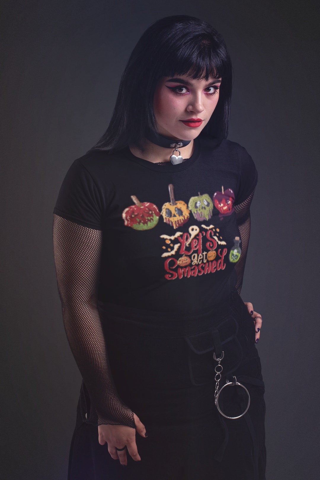 Let's Get Smashed Candy Apple Fun Halloween Unisex Jersey Short Sleeve ...