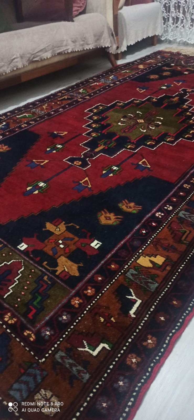 Turkish Vintage Rug,antique,large Rug,turkish Area Carpet,red Carpet 5 ...