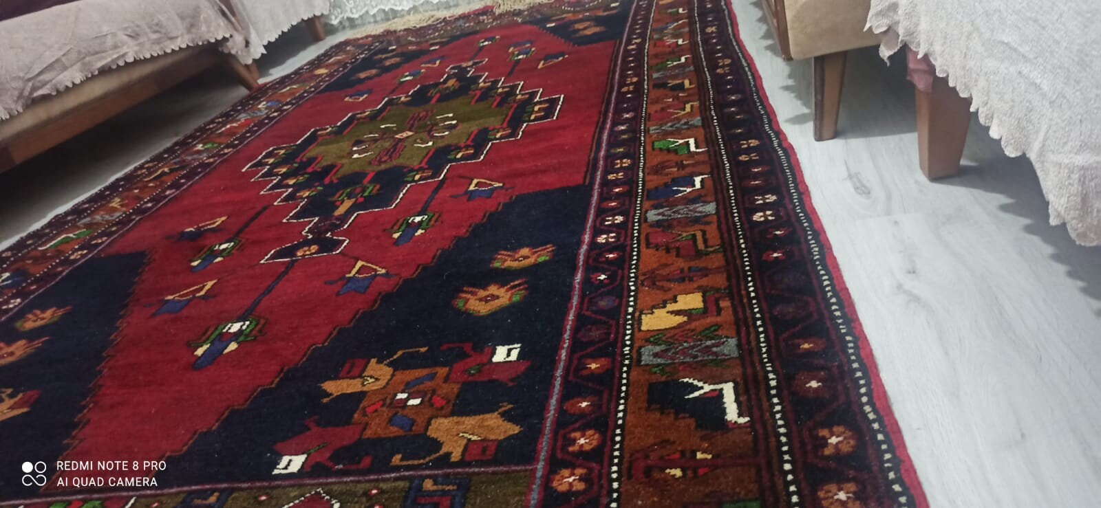 Turkish Vintage Rug,antique,large Rug,turkish Area Carpet,red Carpet 5 ...