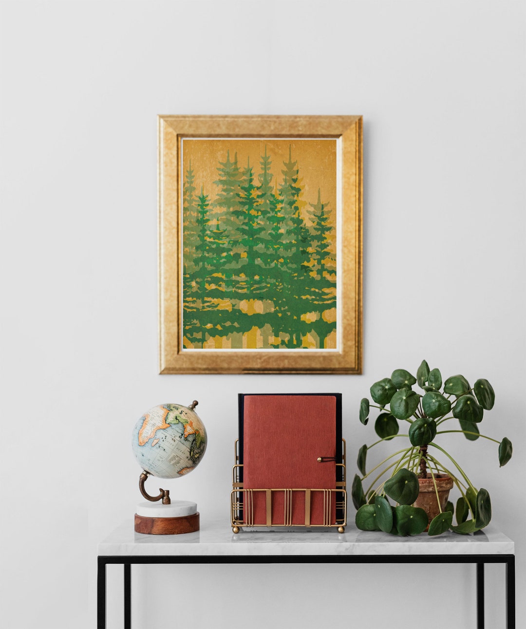 Pine Tree Poster | Pine Tree Lover Gift | Outdoorsy Gift | Vintage ...