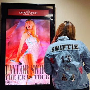 Swiftie Custom Jean Jacket, Custom Denim Jacket, Personalized Denim, Personalized Adult Woman ...