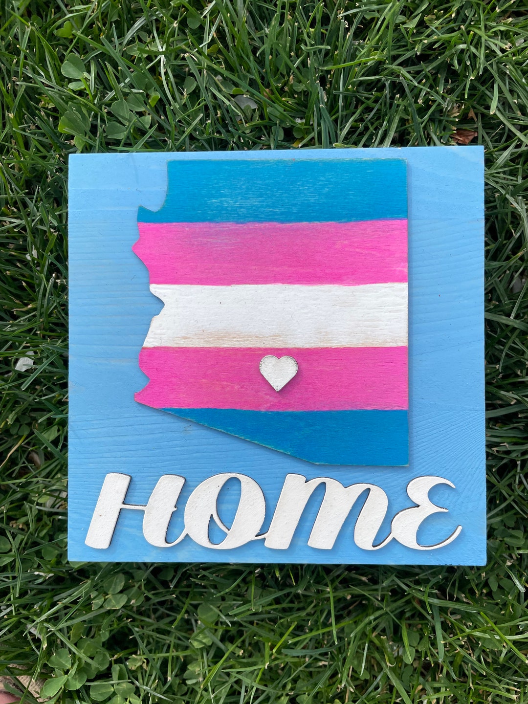 Trans Home Sign - Etsy
