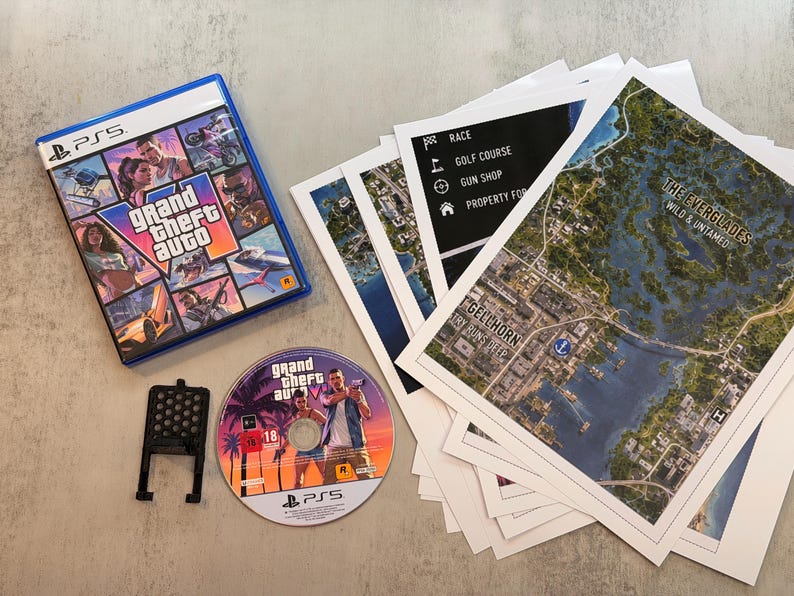GTA 6 DISC - Grand Theft Auto Game Disc and Collectors Box - Etsy New ...