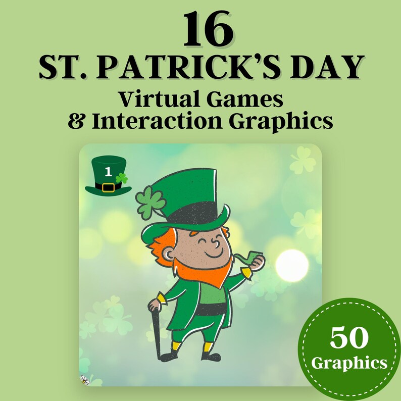 St. Patrick's Day Games Bundle: 16 Fun Interactive Games to Boost ...
