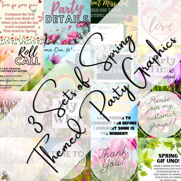 Spring Graphics - Etsy