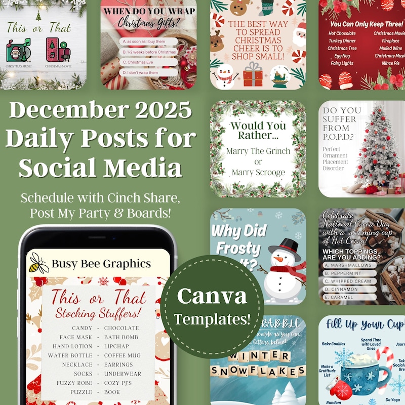 December Daily 2025 - Etsy