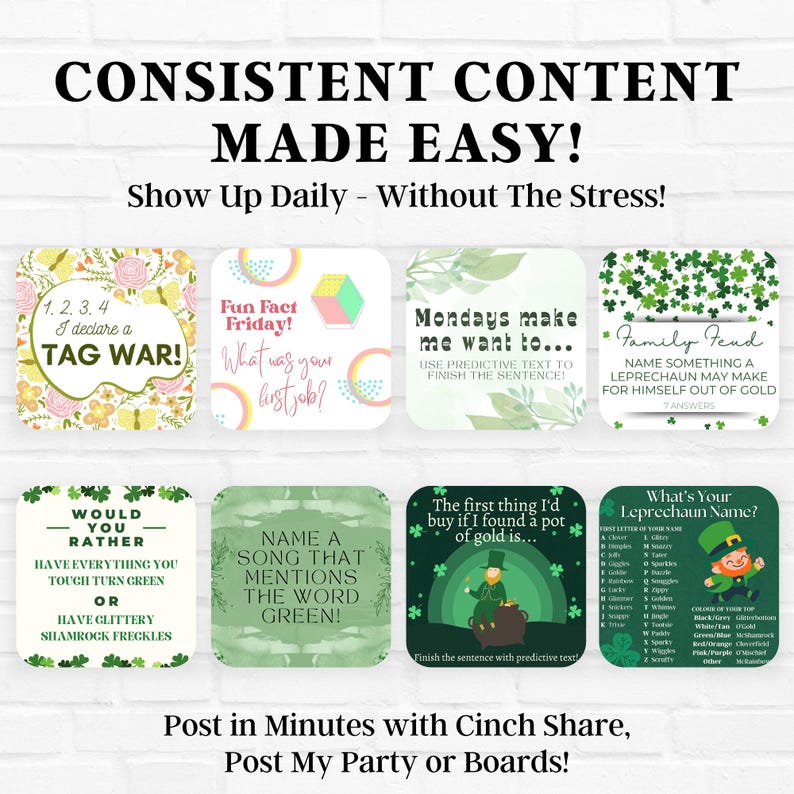 March 2026 Daily Interaction Posts - Graphics, Captions, Scheduling ...