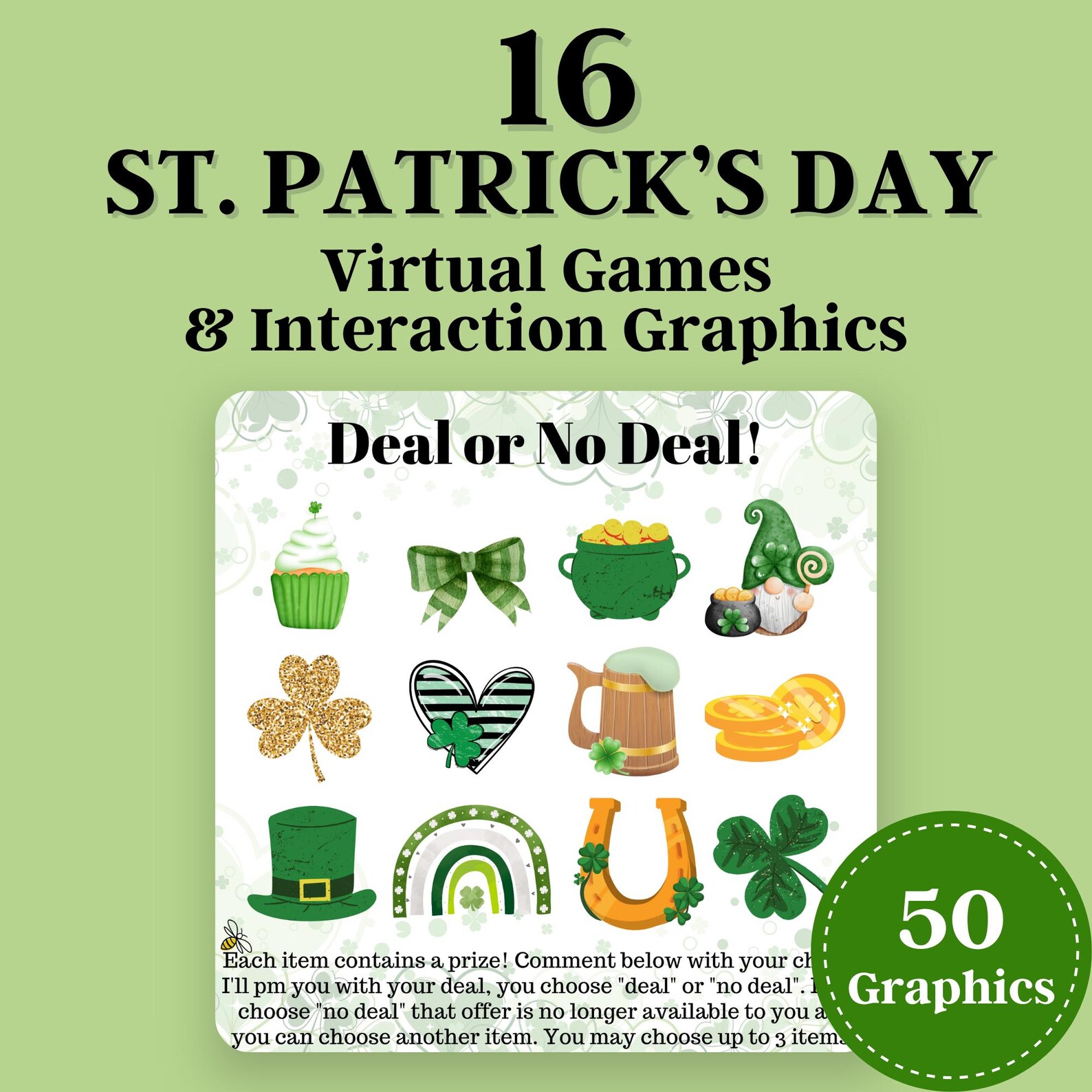 St. Patrick's Day Games Bundle: 16 Fun Interactive Games to Boost ...