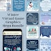 32 Winter Virtual Party Games With 212 Graphics & Editable Canva ...