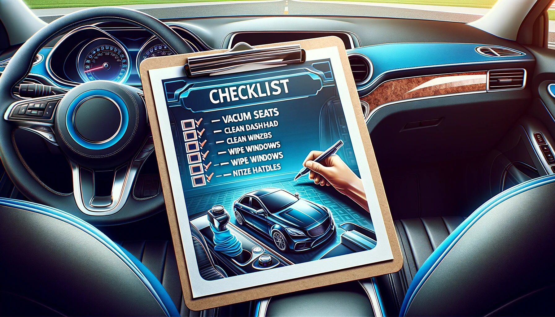 Car Detailing Interior Checklist - Etsy
