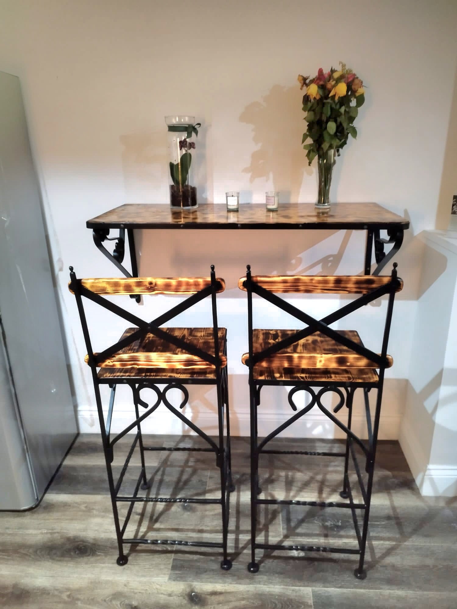 Forged Table and Chairs - Etsy