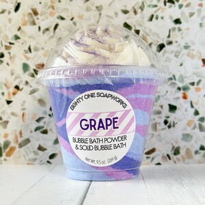 Grape Bubble Bath Powder & Solid Bubble Bath - Etsy