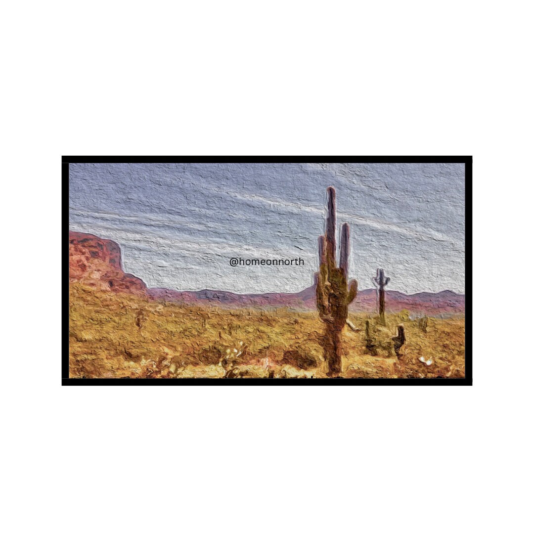 Arizona Desert Cactus Landscape for Samsung Frame TV Art - Etsy