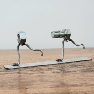 Scrap Metal Bolt Chasing Nut Figurine - Etsy