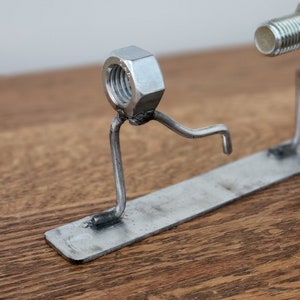 Scrap Metal Bolt Chasing Nut Figurine - Etsy
