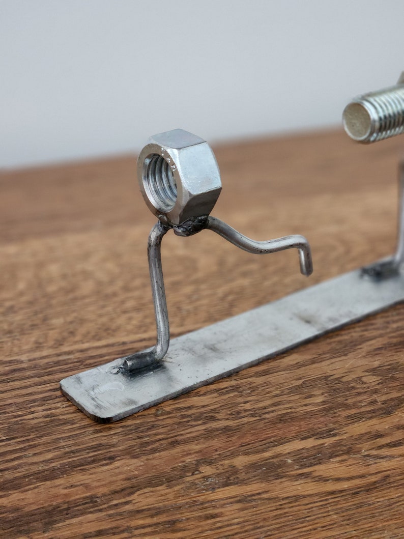 Scrap Metal Bolt Chasing Nut Figurine - Etsy