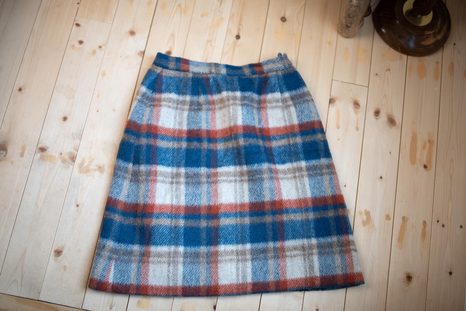 Plaid Wool 2 Pc Outfit / Blazer and Skirt / Vintage 2pc Outfit ...