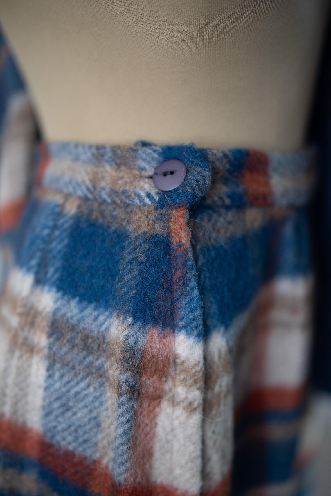 Plaid Wool 2 Pc Outfit / Blazer and Skirt / Vintage 2pc Outfit ...