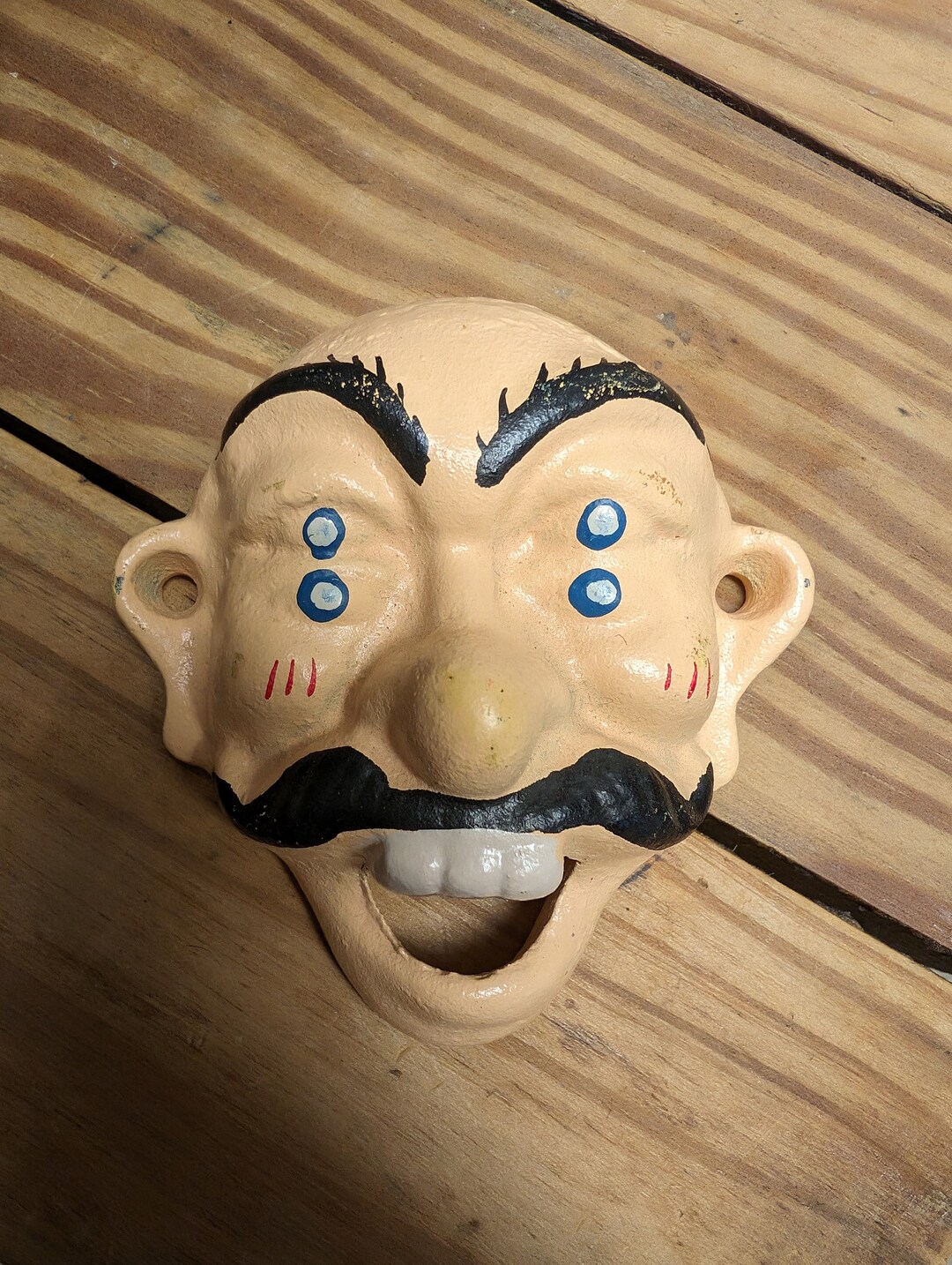 Vintage Four Eyed Character Face Wall-mounted Bottle Opener - Quirky ...