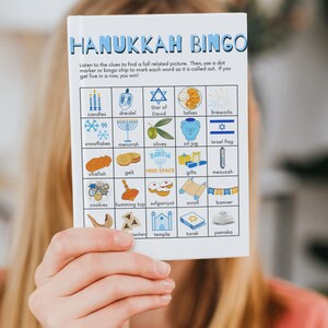 Hanukkah Bingo Cards | Hanukkah Activity | Hanukkah Bingo Printable PDF ...