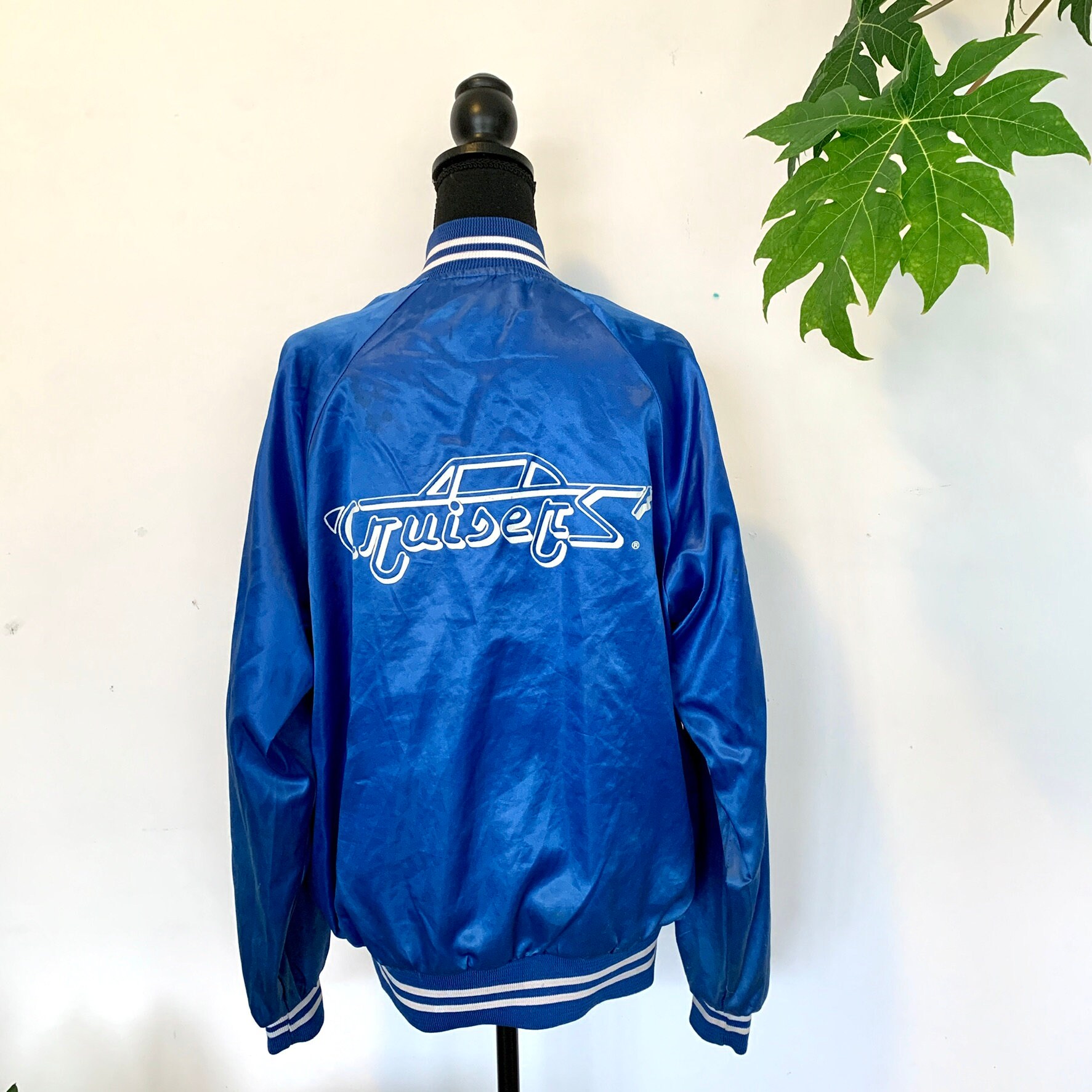 Japanese Vintage Blue Baseball Jacket - Etsy