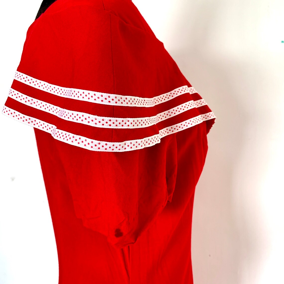 Vintage 1950s Red Dress - Etsy