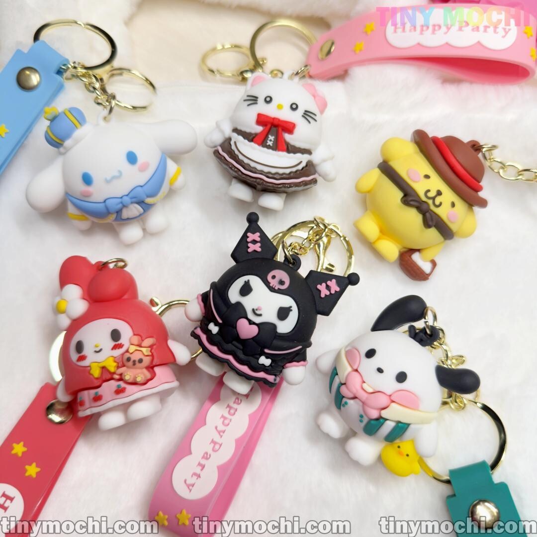 Cute Kawaii Character Keychains — Adorable 3D Anime-inspired Keychains ...