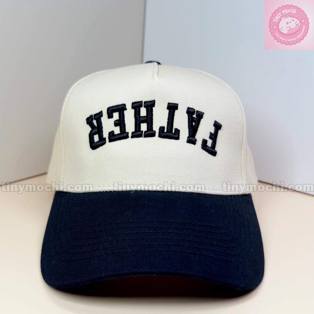 FATHER 3D Puff Custom Embroidered Hat , Raised 3mm Lettering ...