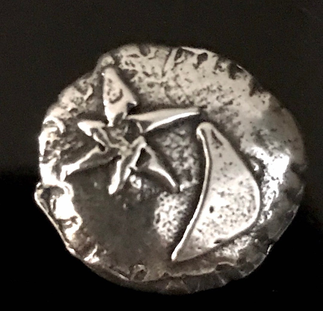 NEW Star and Moon Button in Sterling Silver - 1 Rustic Artisan ...