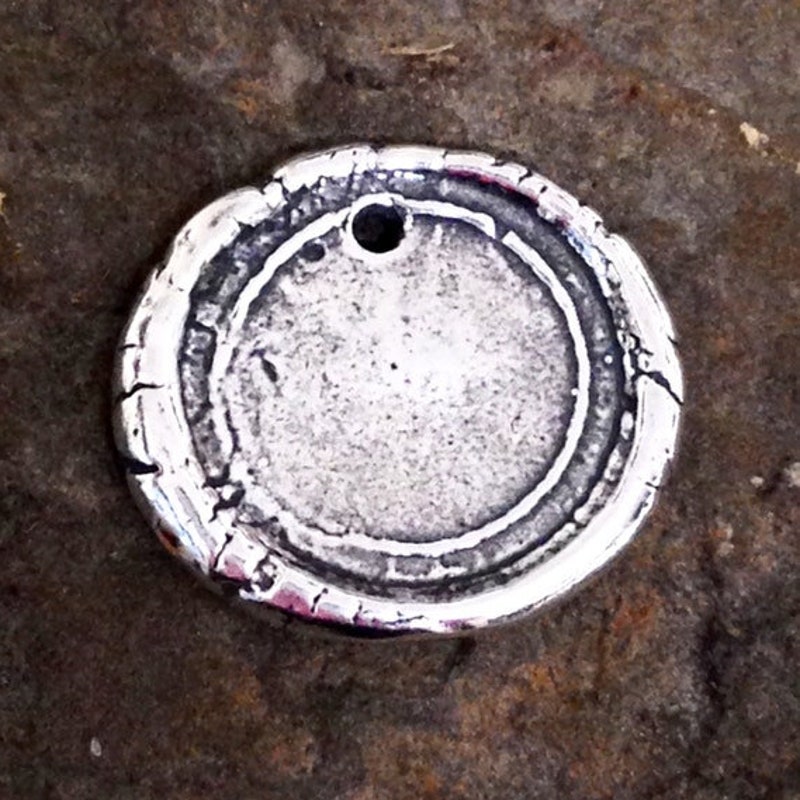 Rustic Circle Stamp - Etsy