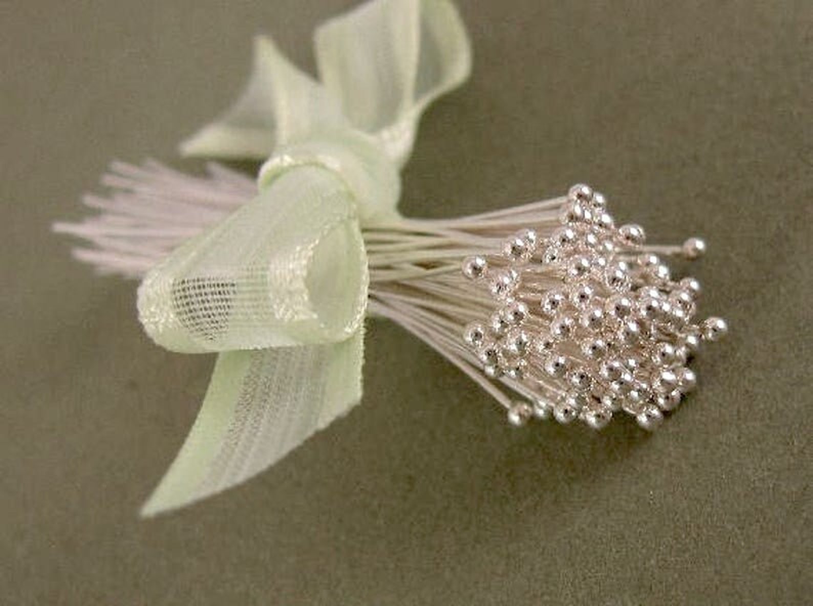 Sterling Silver Ball Pins - 26 Gauge - 40mm Balled SS Headpins - Head ...