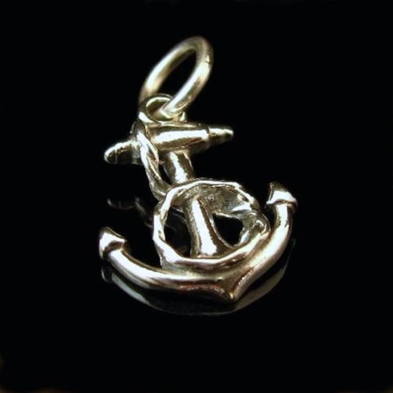 Silver Anchor Charms - Etsy