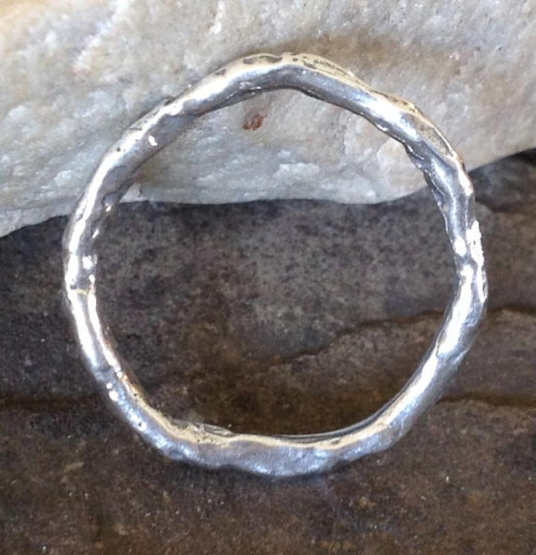 1 Large Round Rustic Connector - 23.5mm Organic Circle Link - Pendant ...