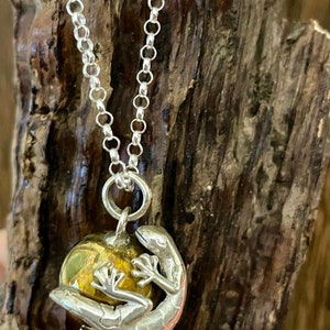 Lizard Gecko Harmony Dream Ball Jingle Sound Maker - Sterling Silver ...
