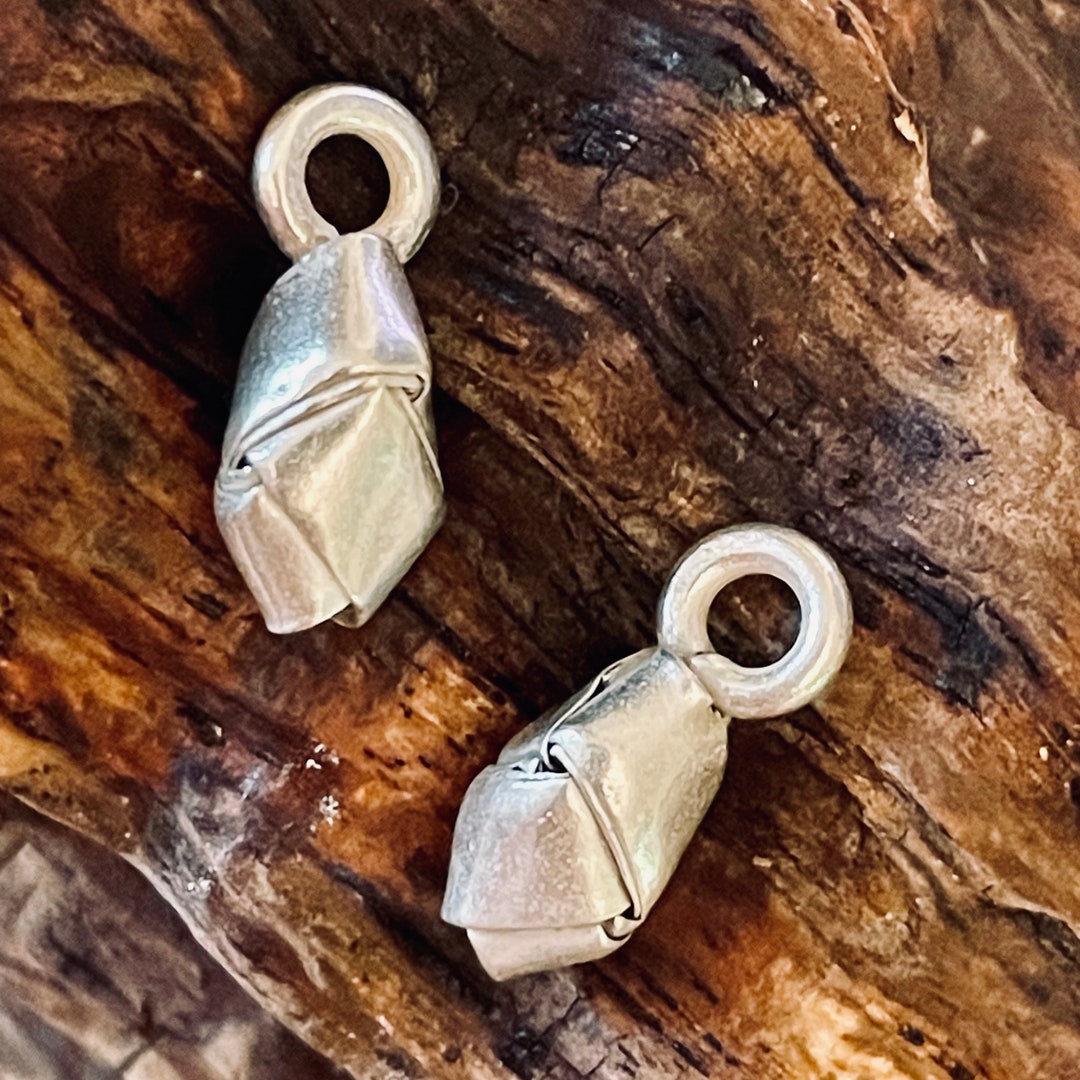 Hand Woven Dangle Charms - 2 Fine Silver Handcrafted by Karen Hill ...