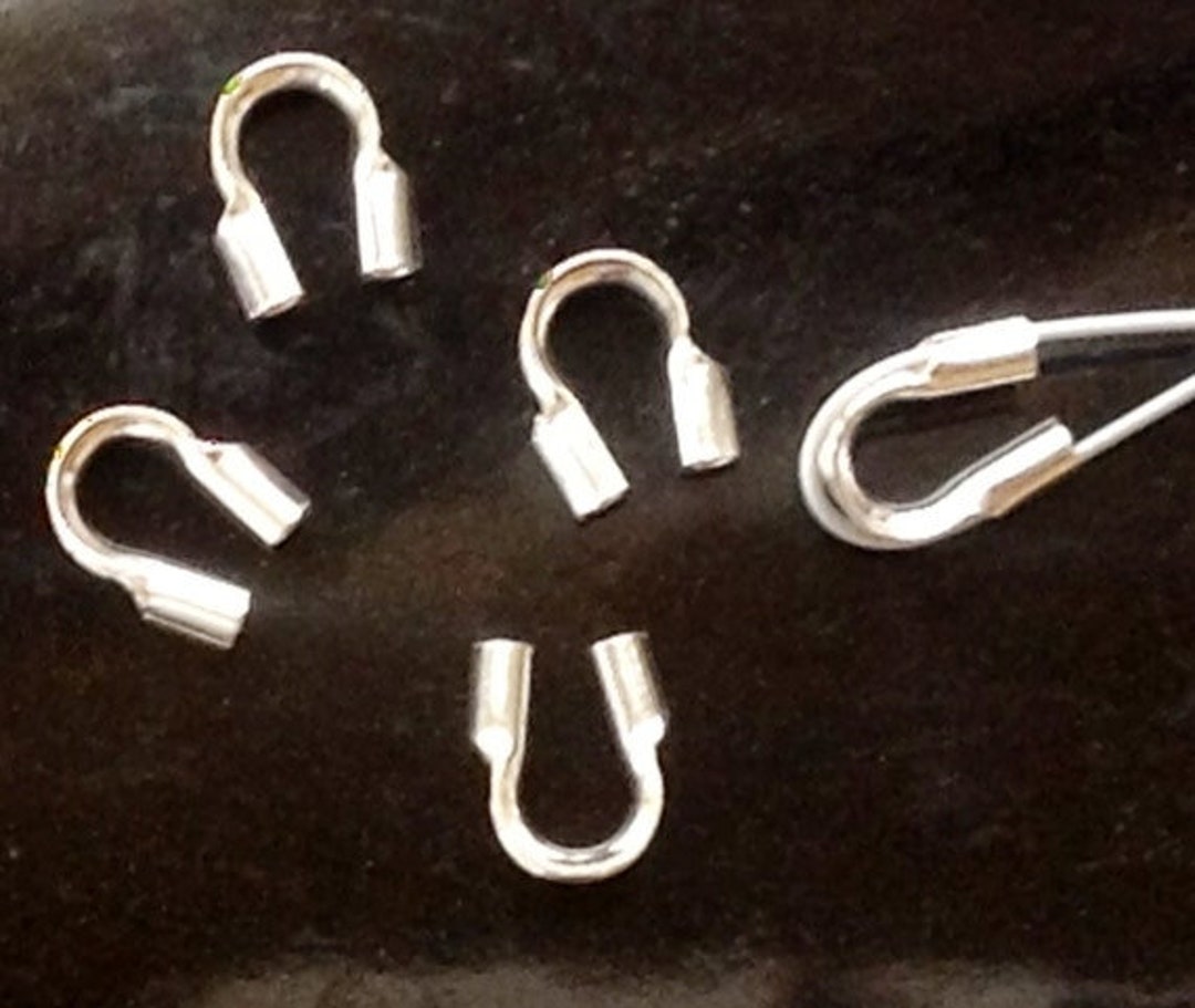 Sterling Silver Wire Guards - Beading Stringing Guardians Fine - Medium ...