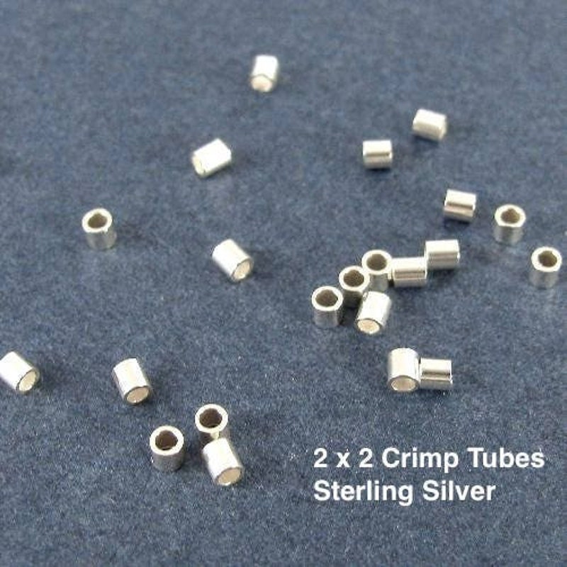 Silver Tube Beads - Etsy