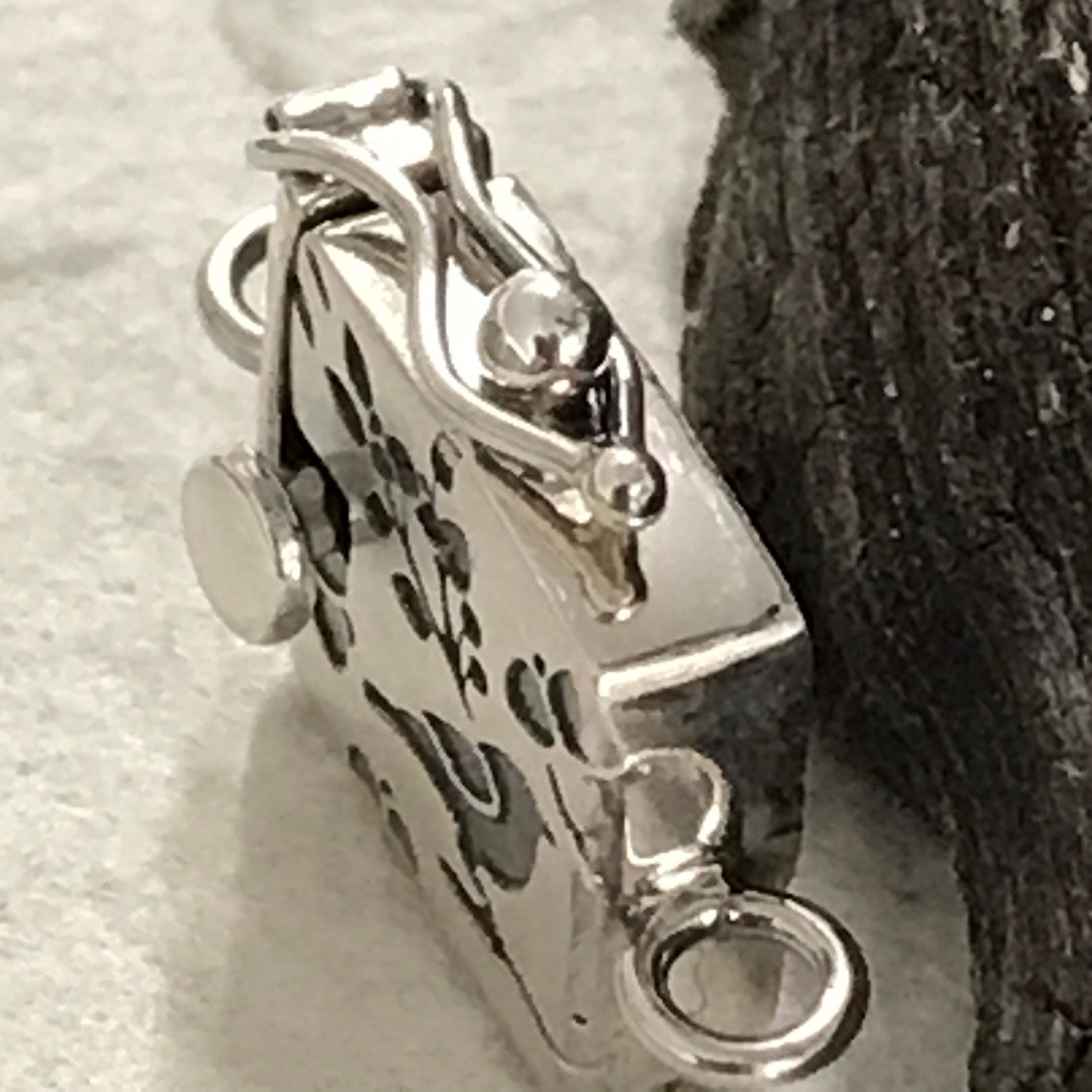 Sterling Silver Box Clasp Square Sliding Latching Box - Etsy