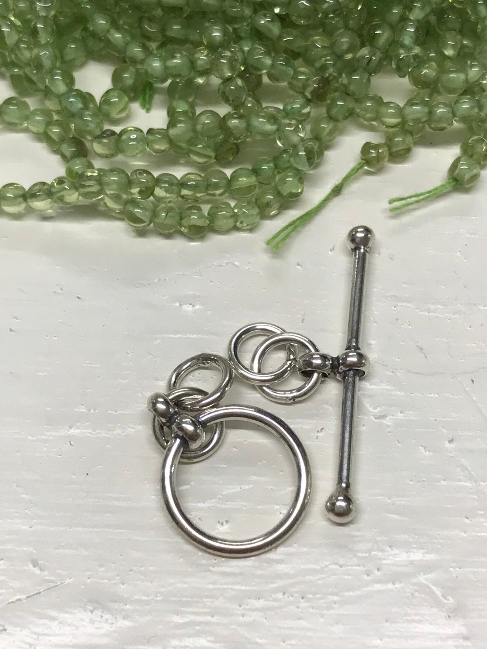 Sterling Silver Toggle Set - 10.4mm Round - Smooth - Small - Simple ...