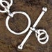 Sterling Silver Toggle Set - 10.4mm Round - Smooth - Small - Simple ...
