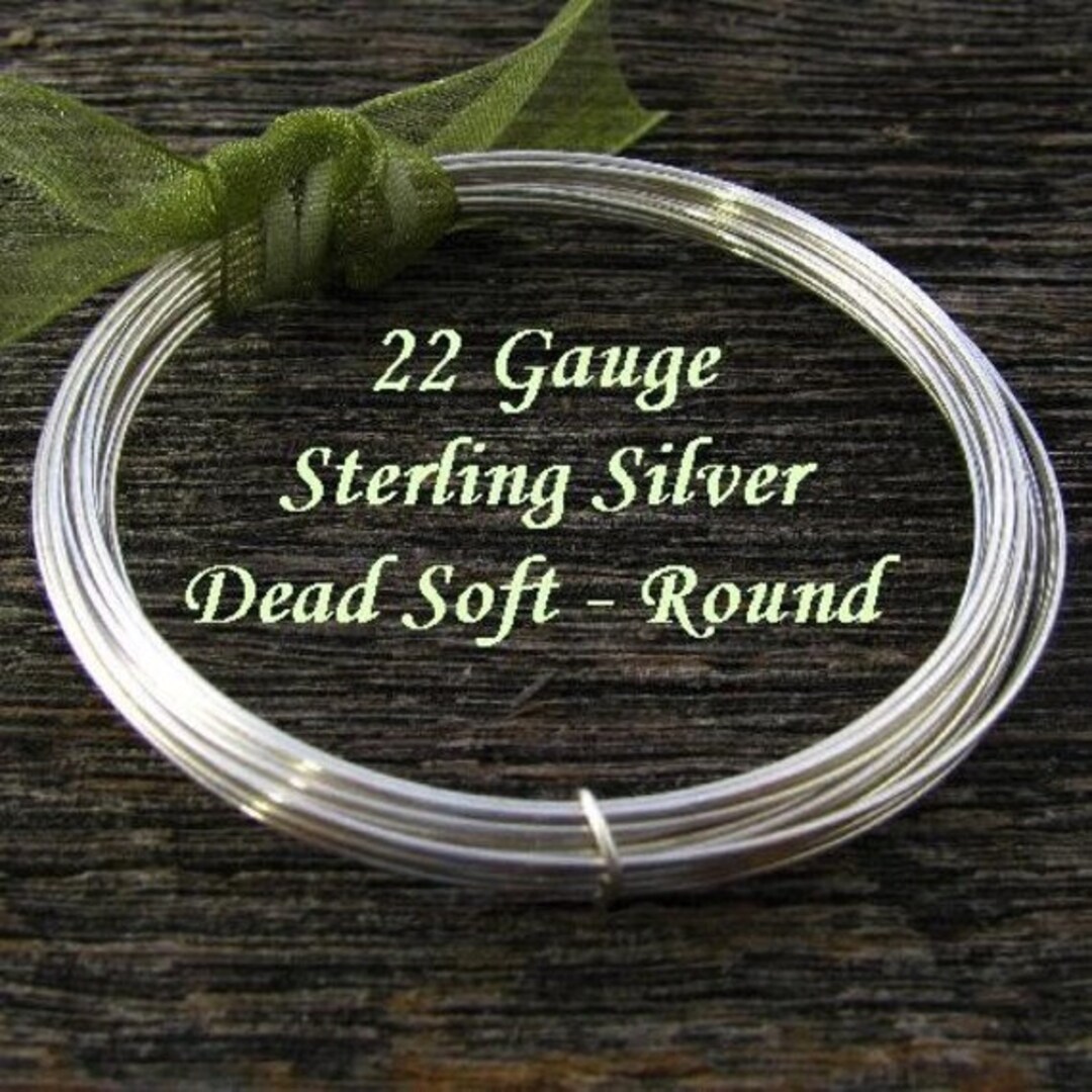 Round Sterling Silver Wire - 22 Gauge - Dead Soft - Choose Your Length ...