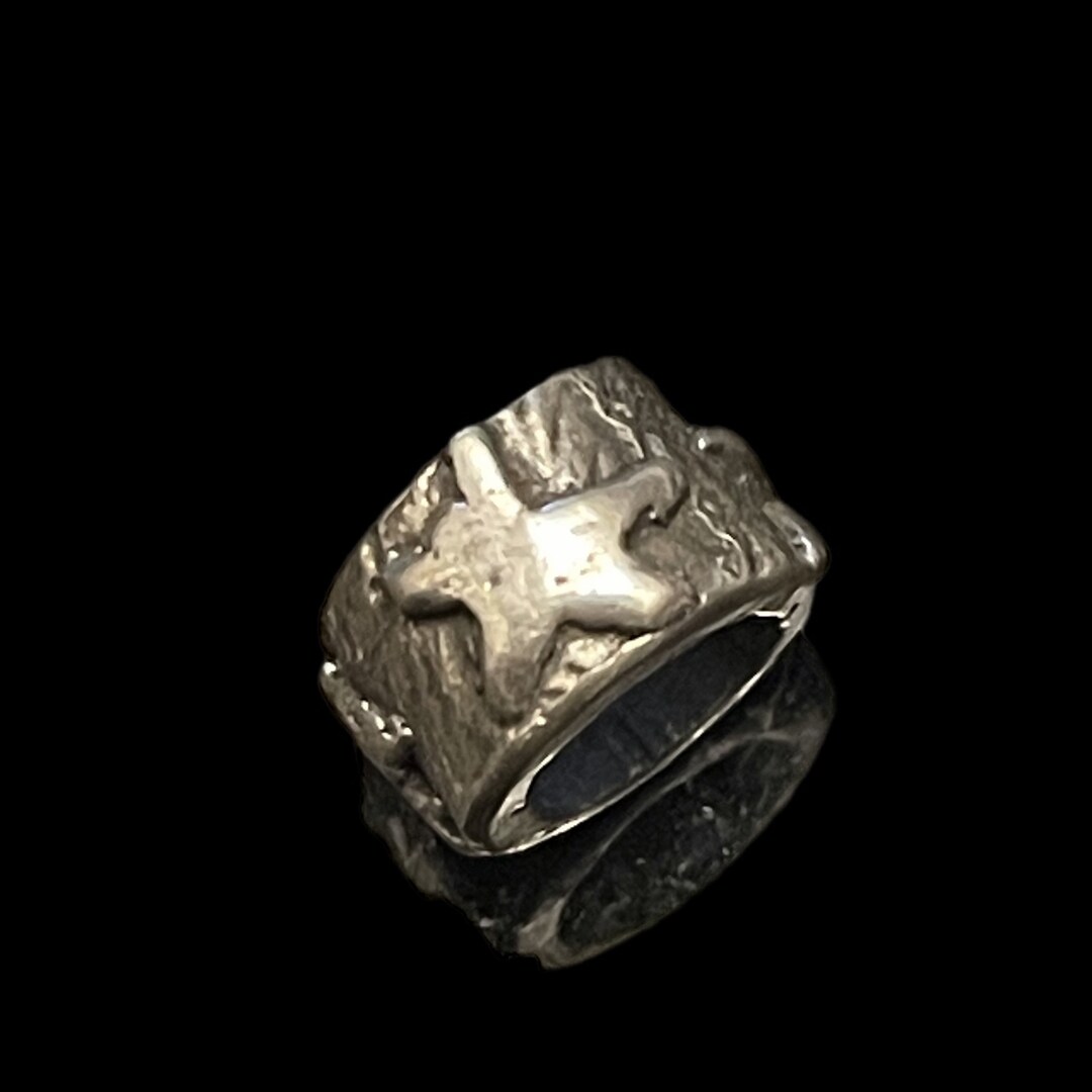 Night Sky Star Slider in Sterling Silver With Oxidized Detailing ...