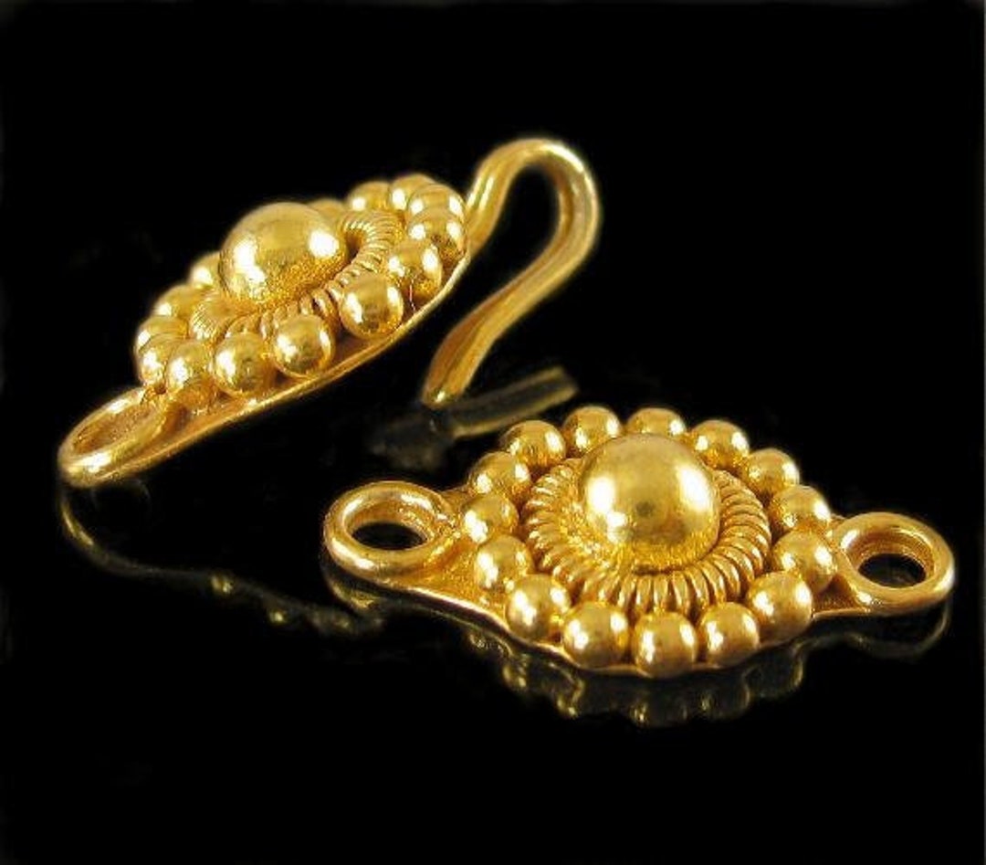 Uptown Girl Clasp - Refined and Chic 24kt Vermeil Hook and Eye Clasp ...