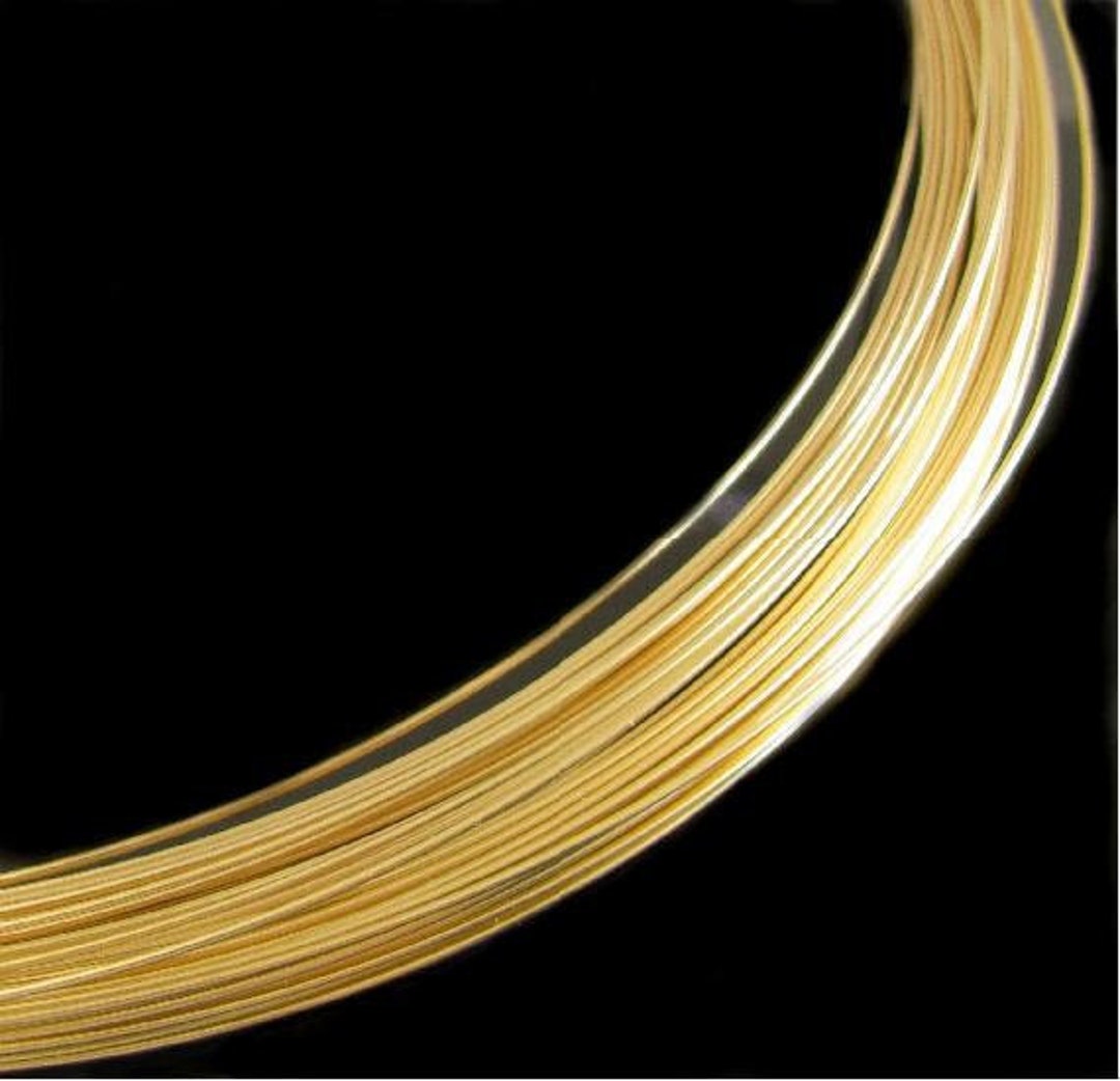 Gold Filled Round Wire 20 Gauge Dead Soft - Jewelry Design Wire - 14kt ...