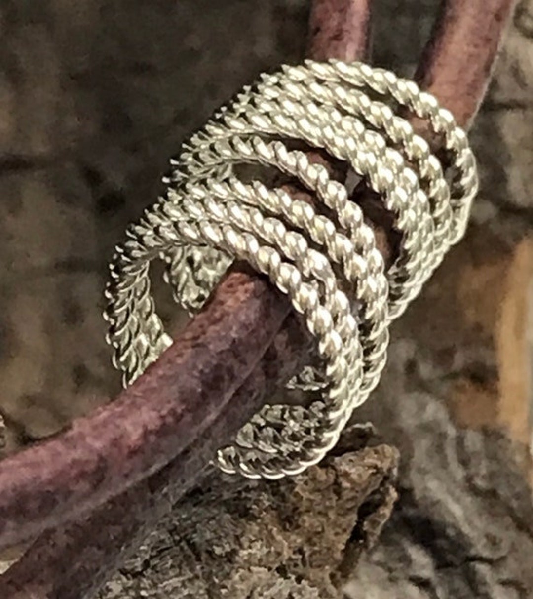 Twisted Sterling Silver Jump Rings - Circle Links - 8mm Round CLOSED ...