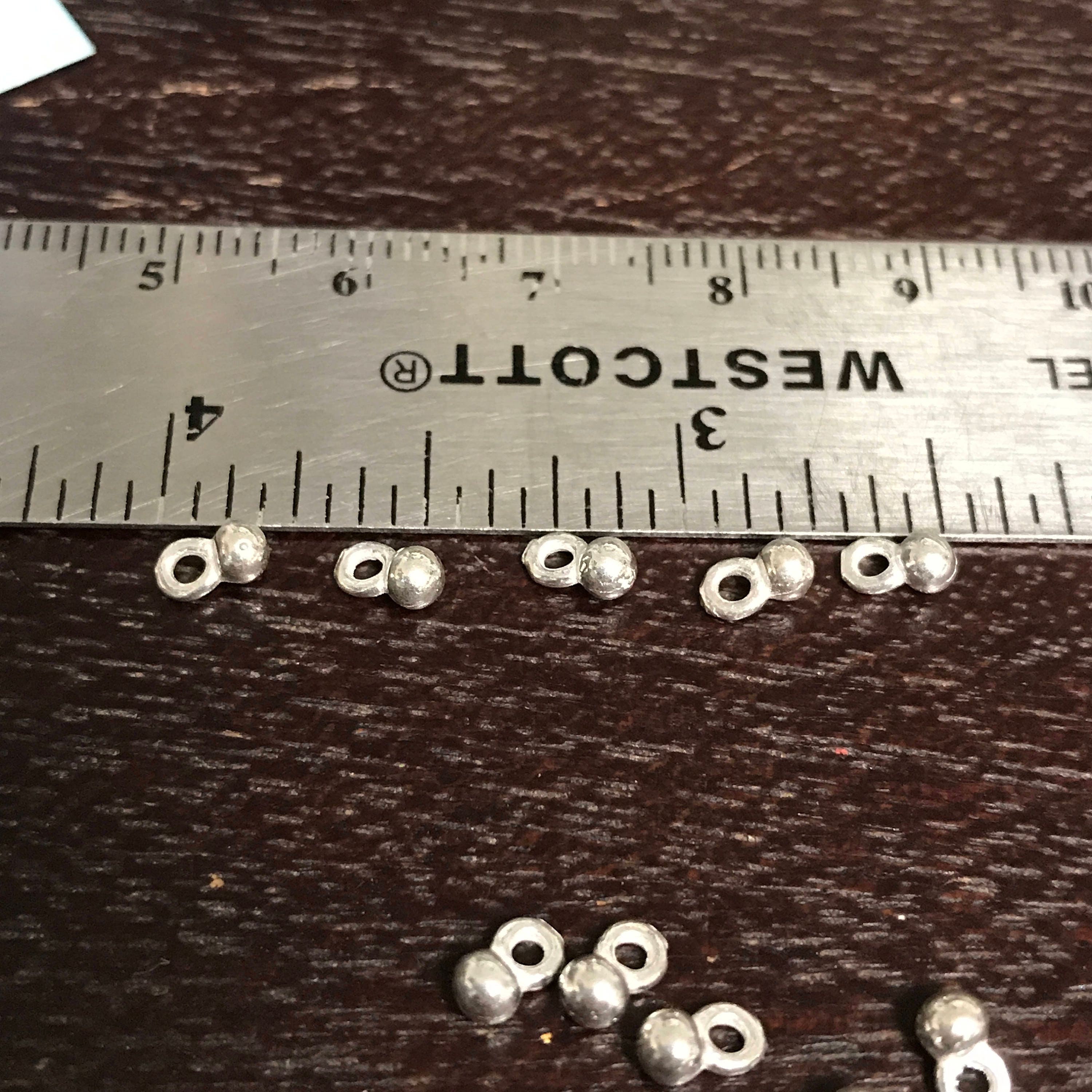 SS Ball Drop Charms Tiny Sterling Silver Charms 3mm Round - Etsy