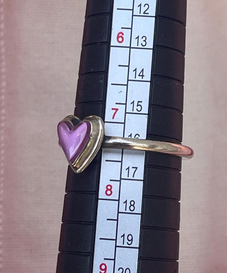 James Avery Retired Sweetheart Pink Doublet Gemstone Ring Sterling Silver, Size 7, Pre-owned ...