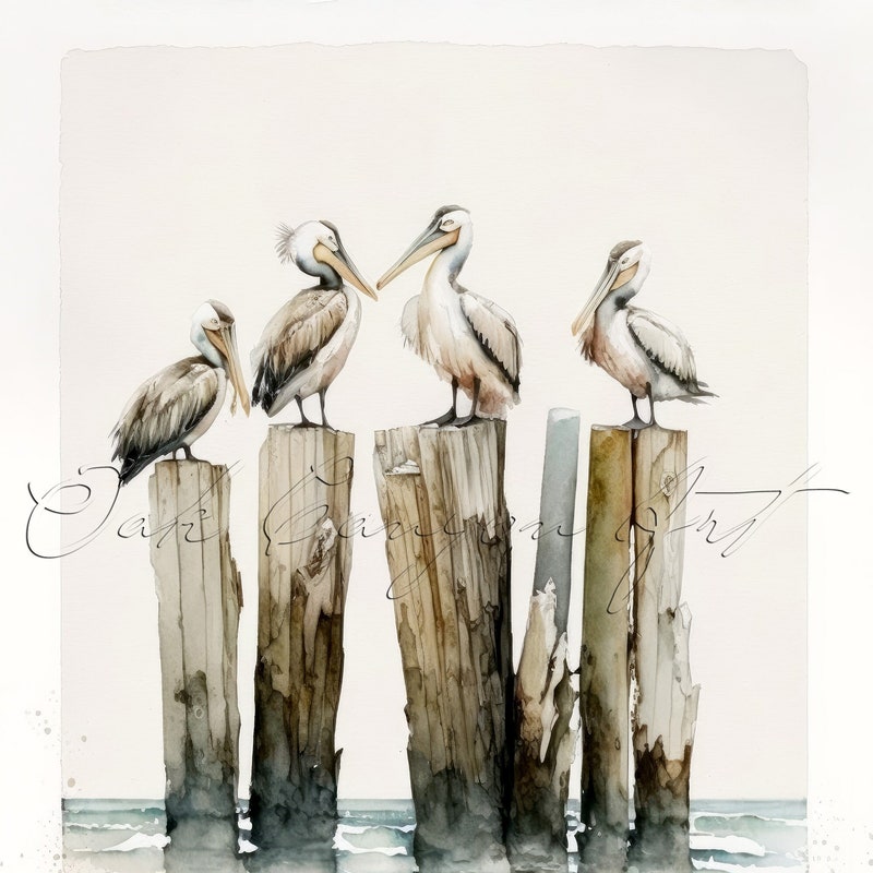 Funny Pelican Painting - Etsy